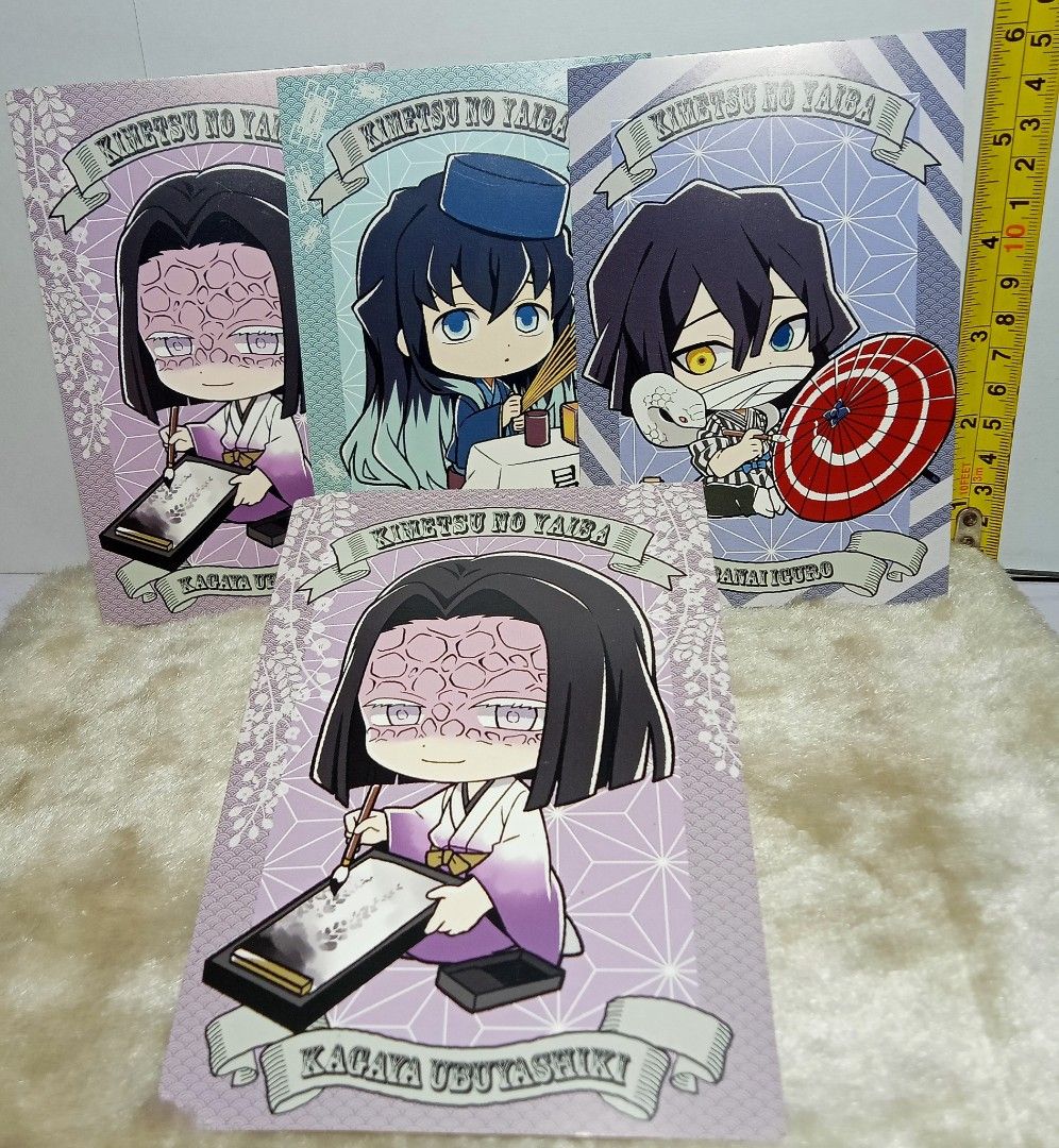 Demon Slayer Post Cards, Hobbies & Toys, Memorabilia & Collectibles ...