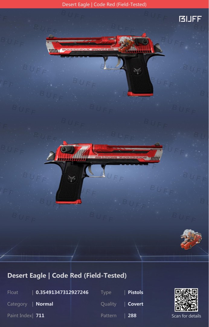 Desert Eagle Code Red, Video Gaming, Gaming Accessories, In-Game ...