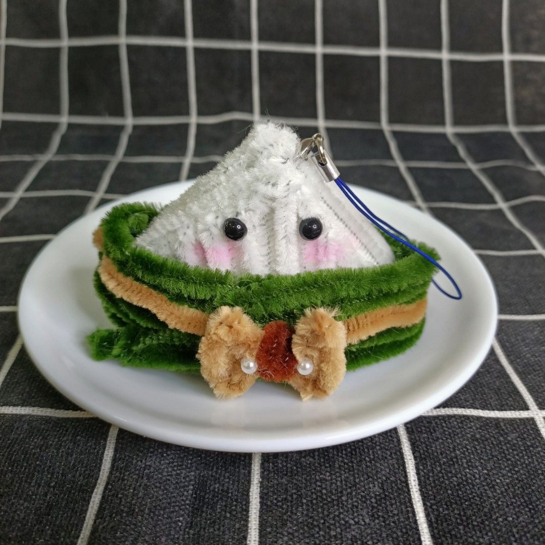 DIY Bak Chang (Dumpling) keychain, Hobbies & Toys, Stationery & Craft ...