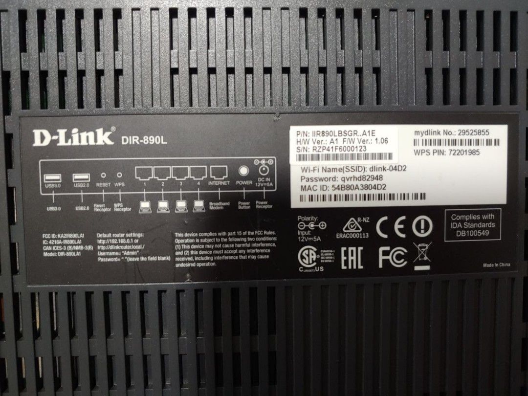 D-link DIR-890L AC3200 Tri-band Wifi Router, Car Accessories ...