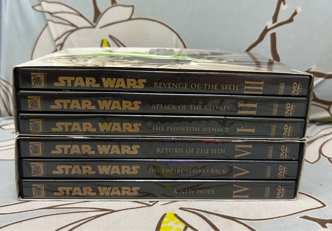 DVD Collection Star Wars 1-6 on Carousell