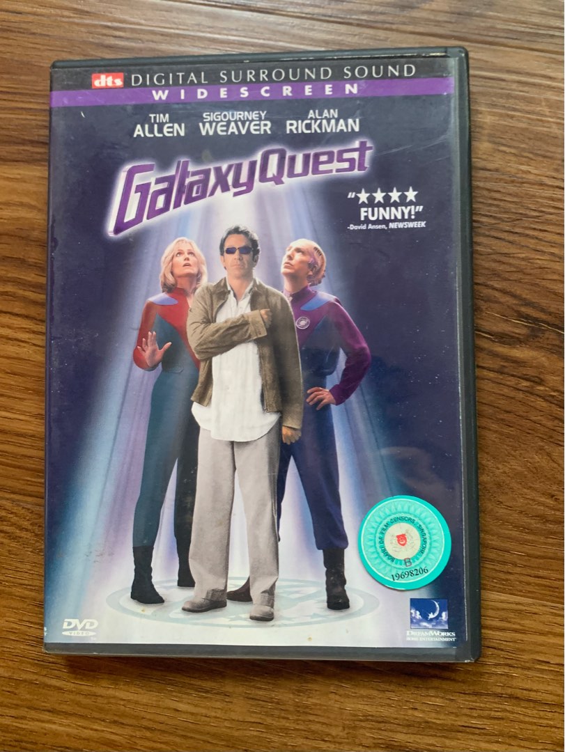 DVD Galaxy Quest Alan Rickman / Sigourney Weaver, Hobbies & Toys, Music ...