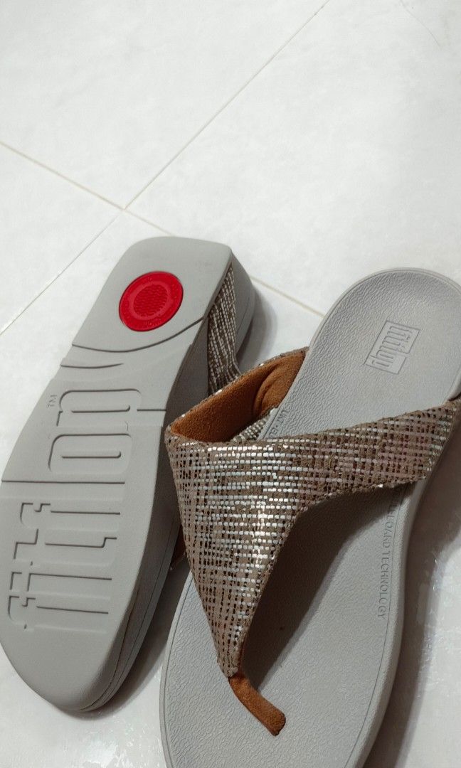 Fitflop Lottie Chain Print, Women's Fashion, Footwear, Flipflops and ...