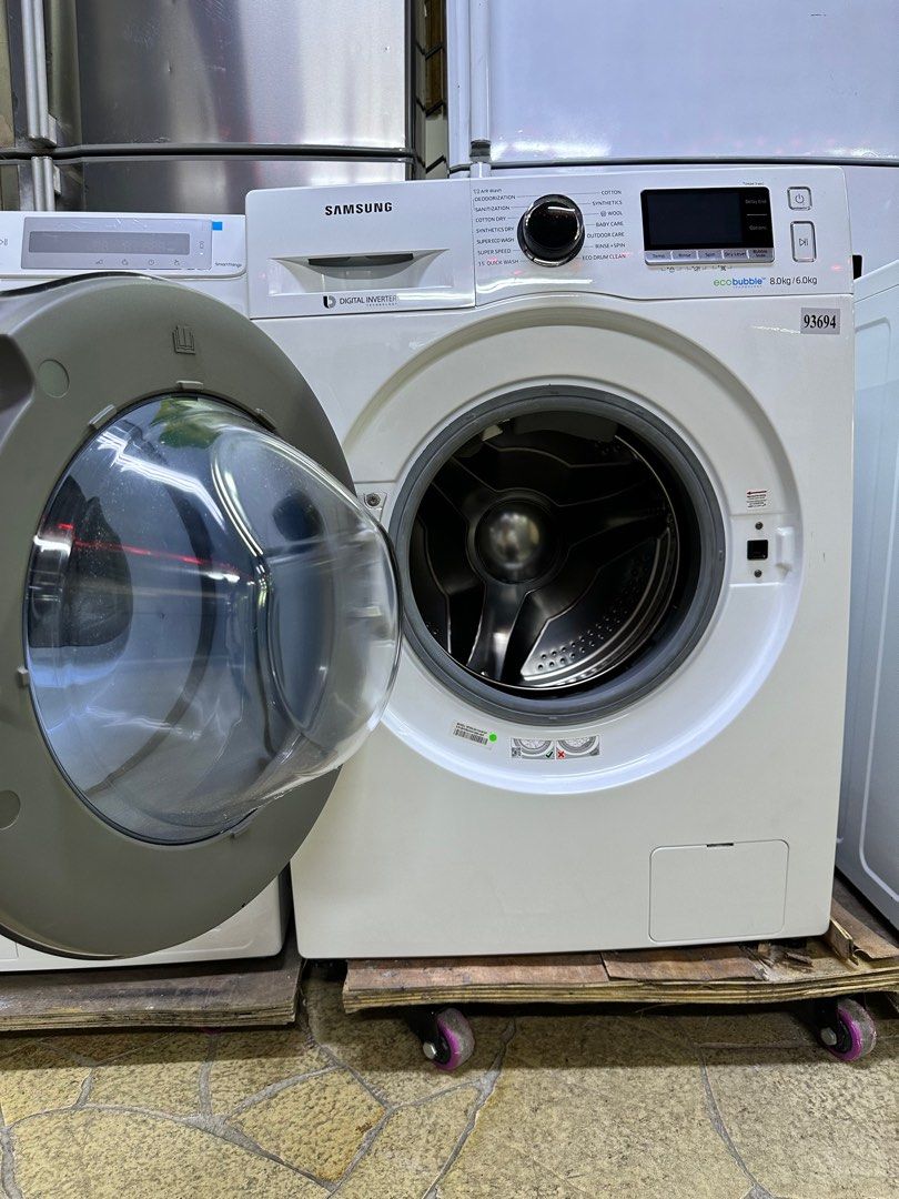 Free Delivery! Samsung 8/6KG 2in1 Washer Dryer (93694), TV & Home ...