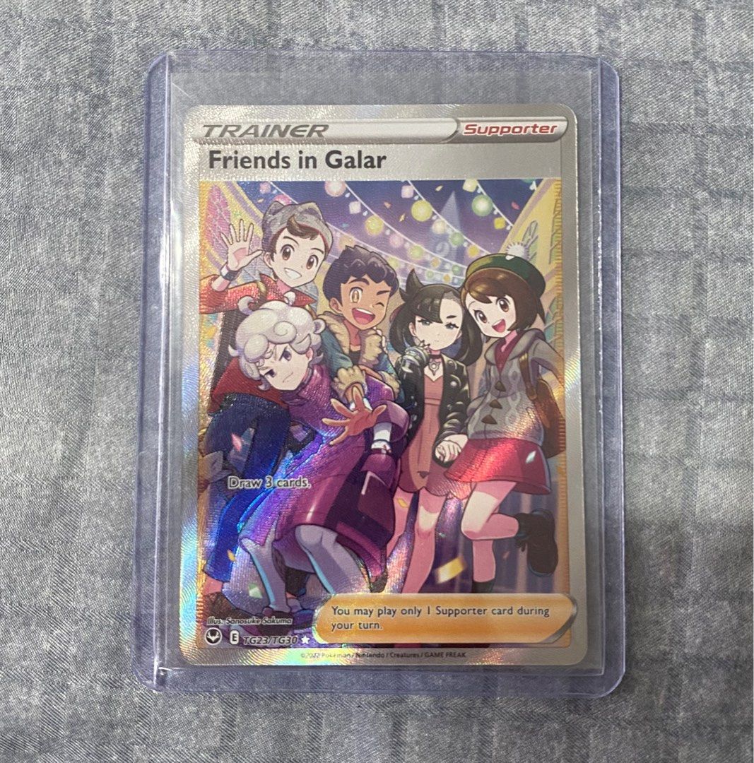 FRIENDS IN GALAR POKEMON TCG SILVER TEMPEST TRAINER GALLERY, Hobbies ...