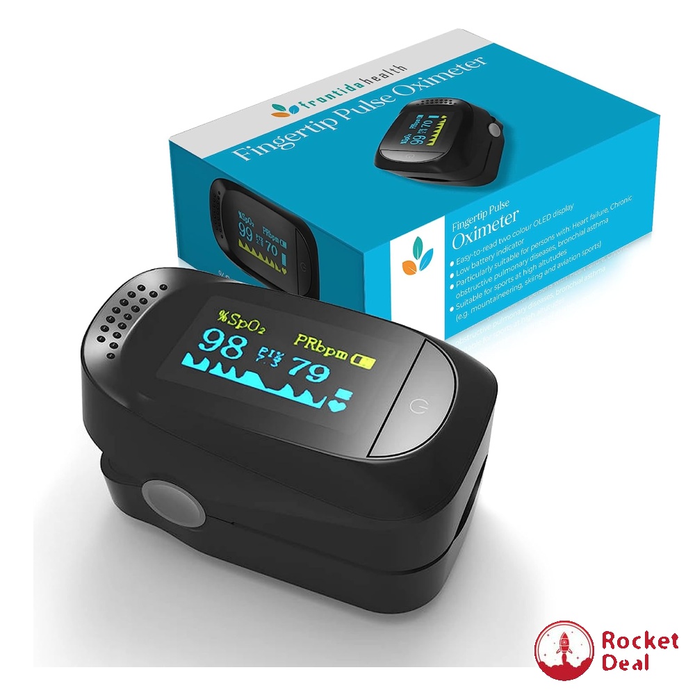 FrontidaHealth Pulse Oximeter, Health & Nutrition, Health Monitors ...