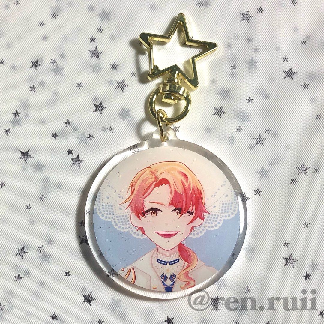 [Genshin Impact] [Project Sekai/pjsk/prsk] fanmade glitter keychains ...