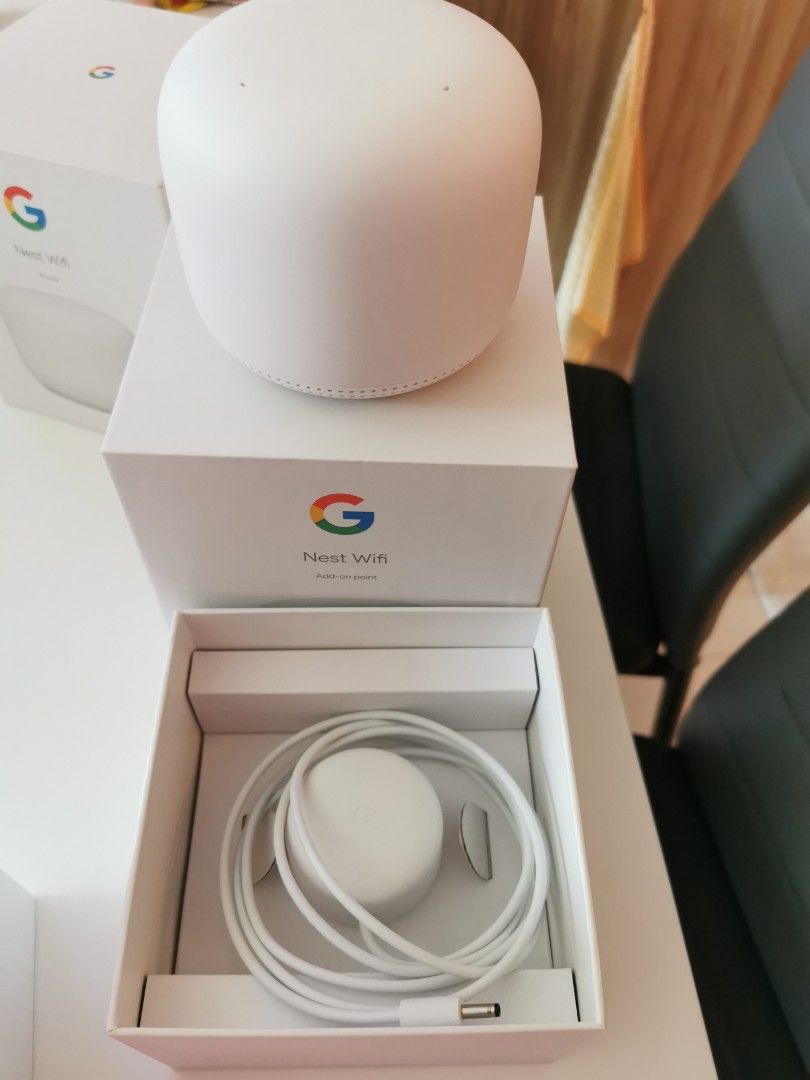 Google Nest Router + Add on point, Computers & Tech, Parts & Accessories, Networking on Carousell