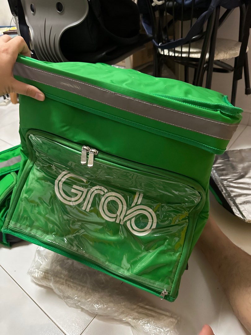 Grab delivery bag, Motorcycles, Motorcycle Accessories on Carousell