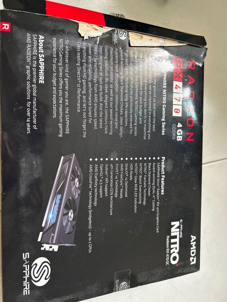 Graphic Card - Sapphire Nitro, Computers & Tech, Parts & Accessories ...