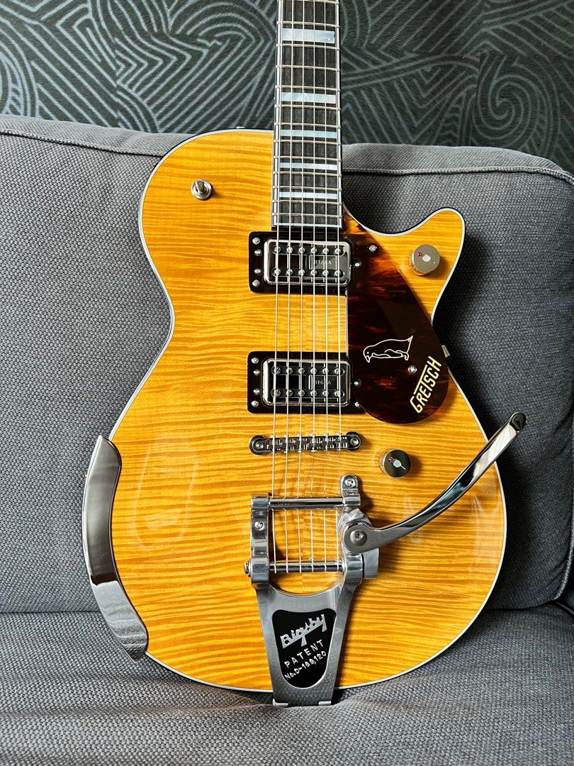 Gretsch G6134TFM-NH Nigel Hendroff Signature Penguin, Hobbies & Toys ...