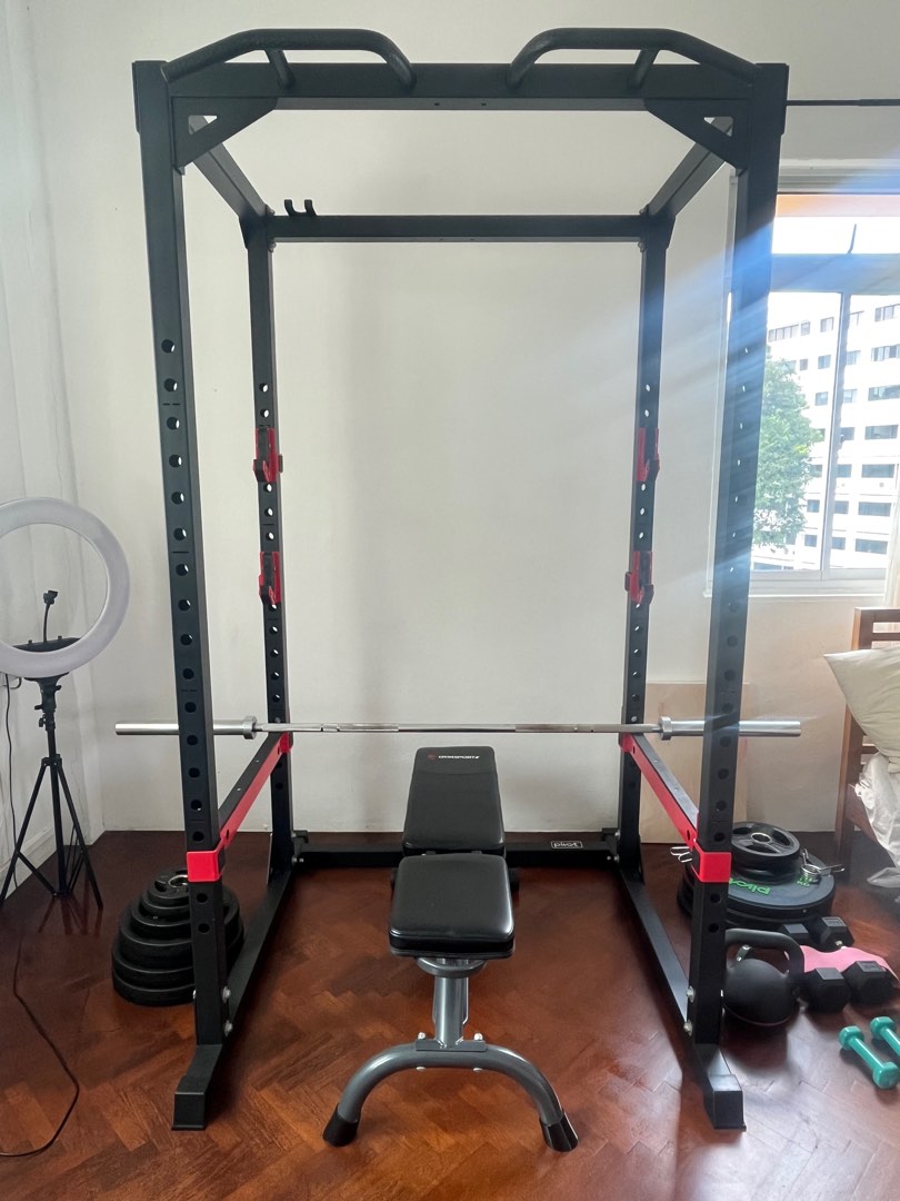 Home Gym Power Rack Set , Sports Equipment, Exercise & Fitness, Weights ...