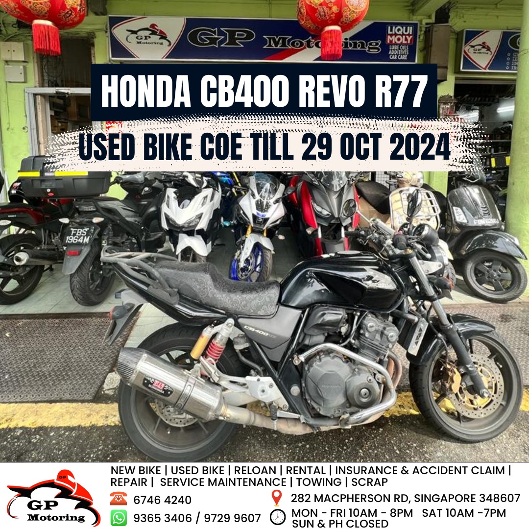 HONDA CB400 REVO R77 | USED BIKE | MODEL 2014 | GP Motoring |, Motorcycles, Motorcycles for Sale ...