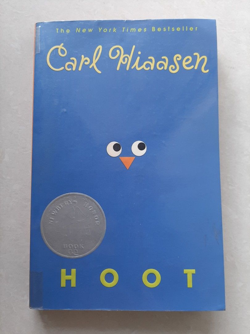 Fiction Book- HOOT by Carl Hiaasen (Fiction book), Hobbies & Toys ...