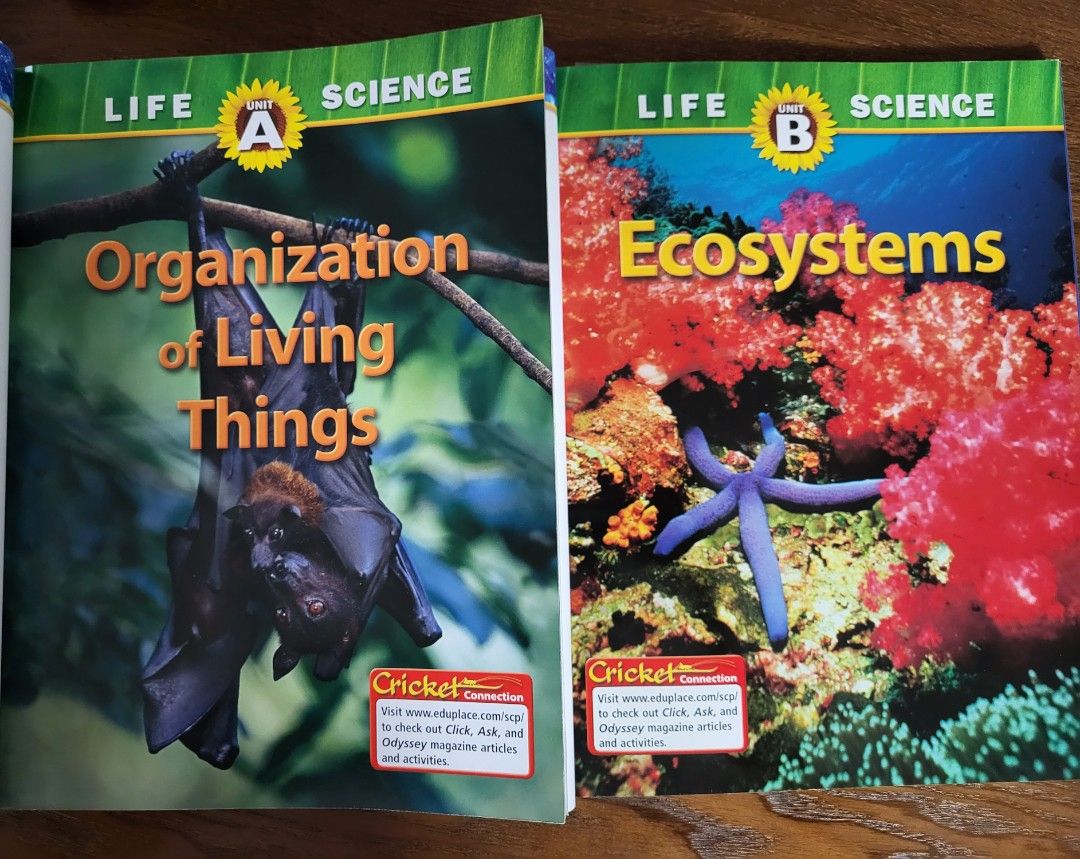 Houghton Mifflin Science (Level 4) #Life Science (Unit A & B) #Earth Science(Unit D) #Physcial ...