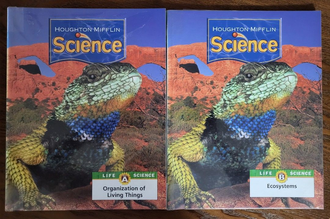 Houghton Mifflin Science (Level 4) #Life Science (Unit A & B) #Earth Science(Unit D) #Physcial ...