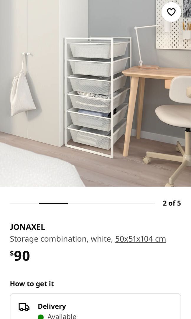 IKEA Jonaxel drawer storage system, Furniture & Home Living, Furniture ...