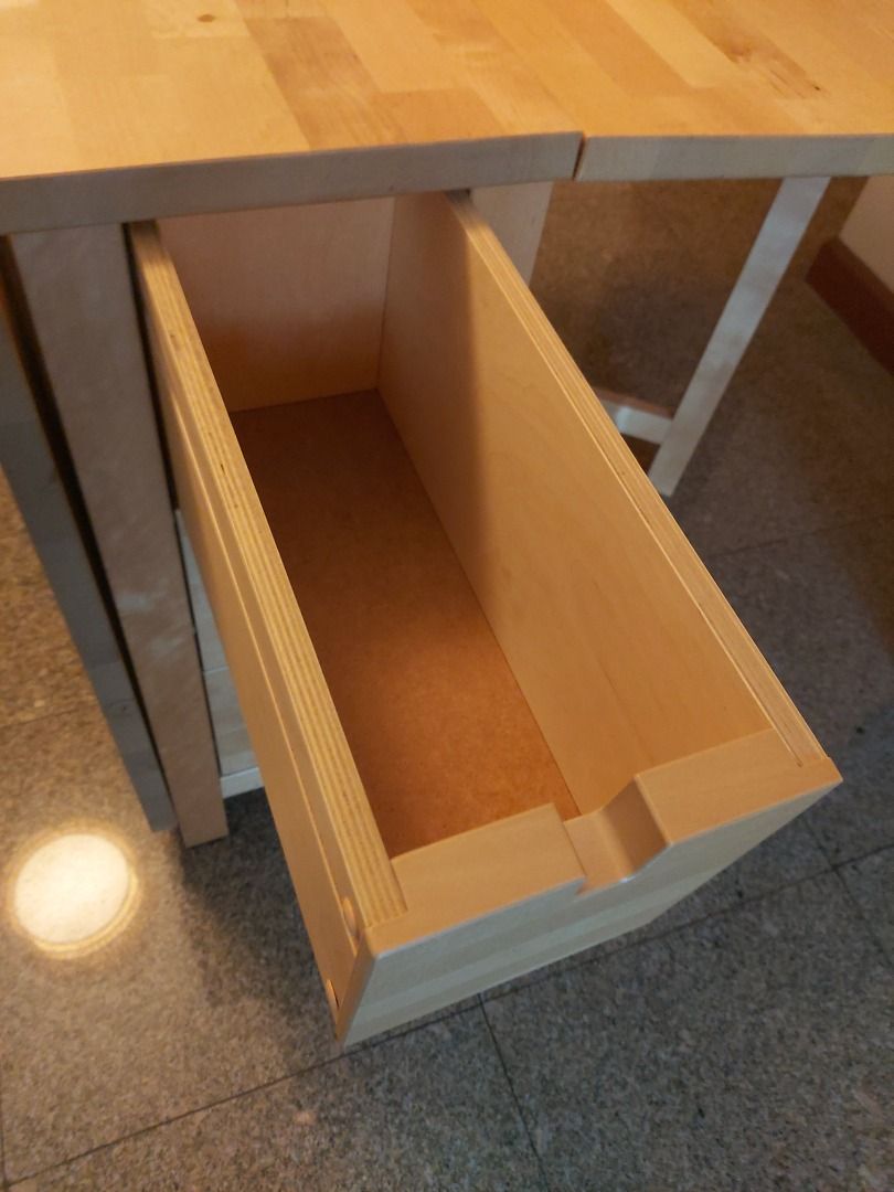 IKEA Norden gateleg table, Furniture & Home Living, Furniture, Tables ...