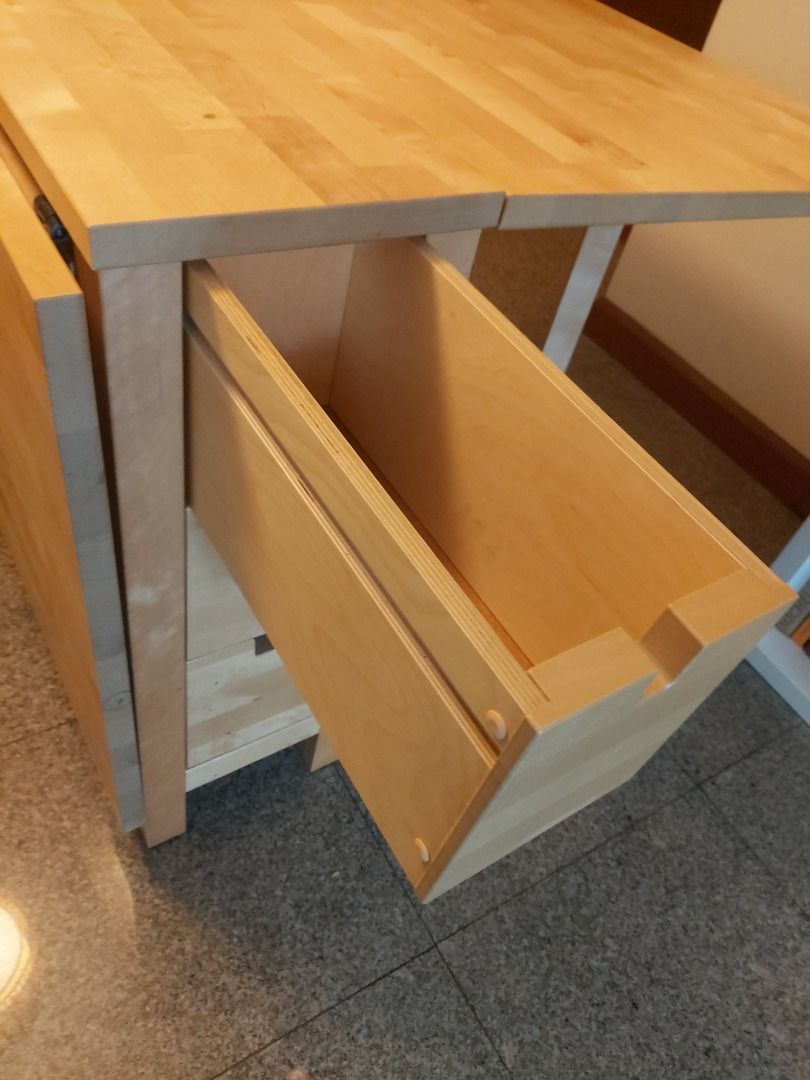 IKEA Norden gateleg table, Furniture & Home Living, Furniture, Tables ...