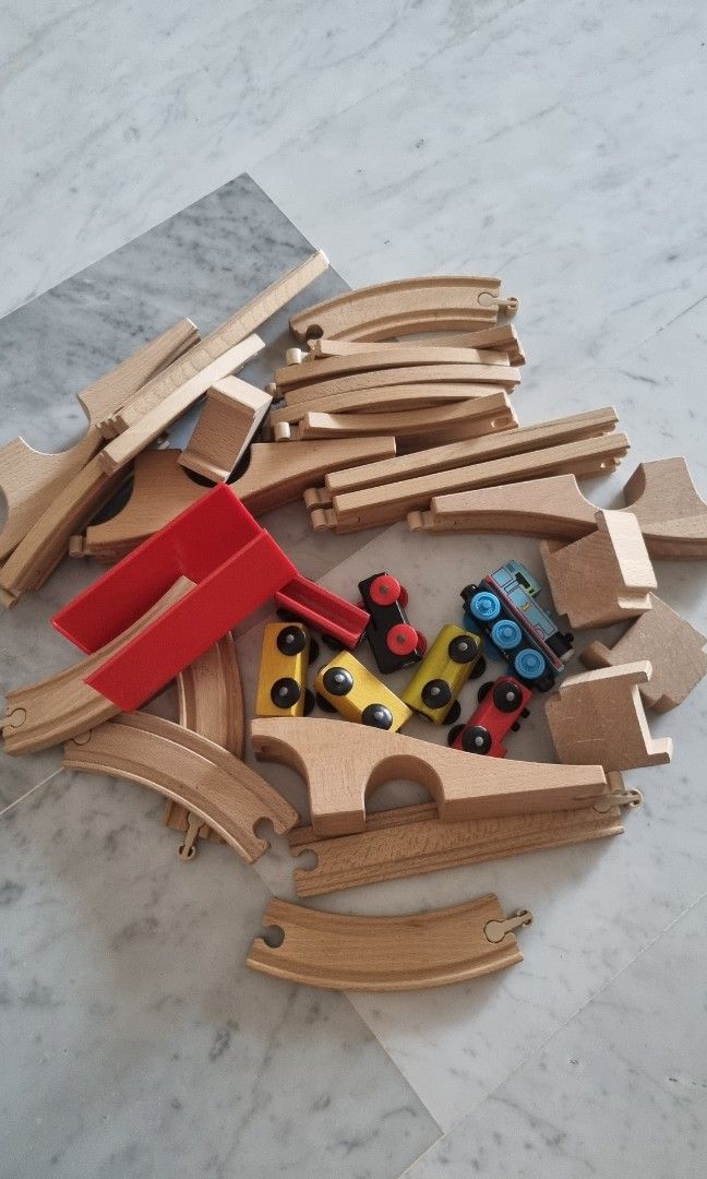 Ikea train set toy, Hobbies & Toys, Toys & Games on Carousell