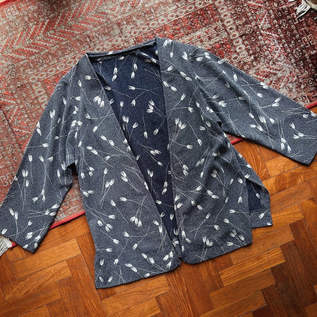 Japanese Vintage Reworked Kimono Outerwear, Women's Fashion, Coats ...