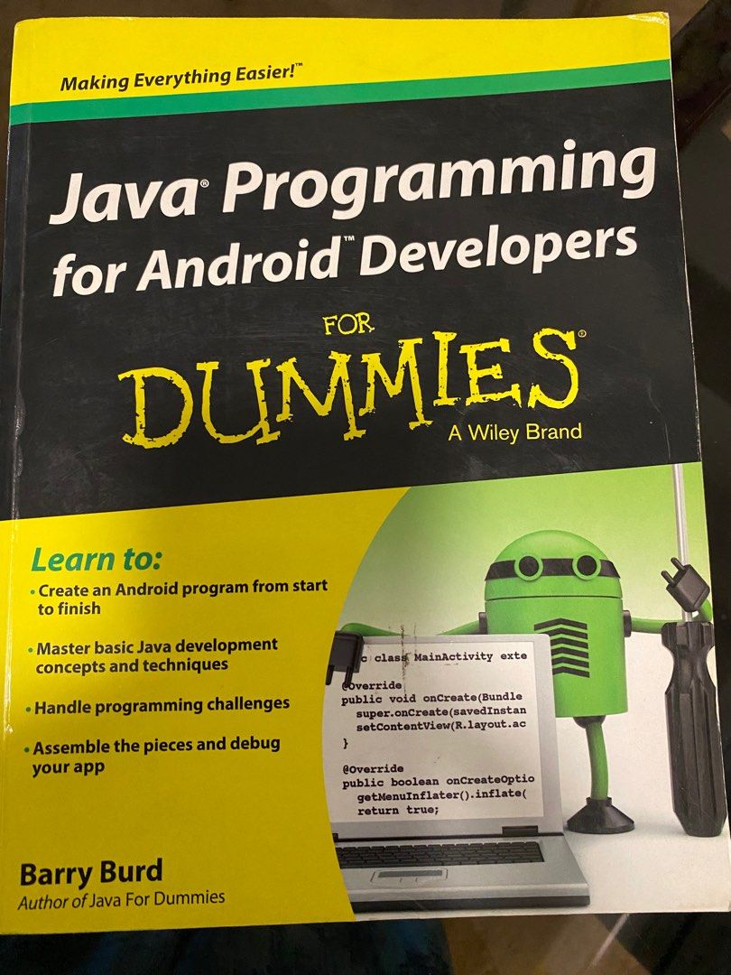 Java Programming for Dummies, Computers & Tech, Office & Business Technology on Carousell