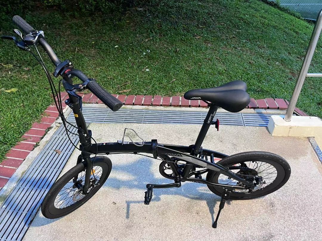 Java Zelo V2 Foldable Bike 7 Speed Carbon Fiber Parts Folding, Sports ...