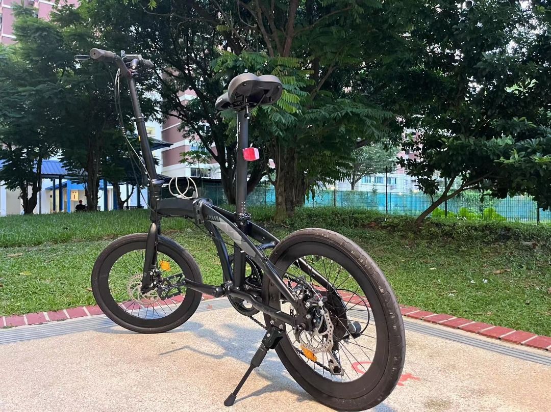 Java Zelo V2 Foldable Bike 7 Speed Carbon Fiber Parts Folding, Sports ...