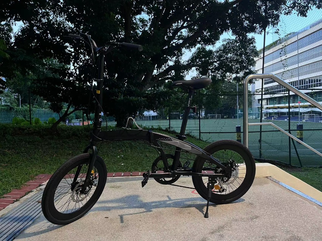 Java Zelo V2 Foldable Bike 7 Speed Carbon Fiber Parts Folding, Sports ...