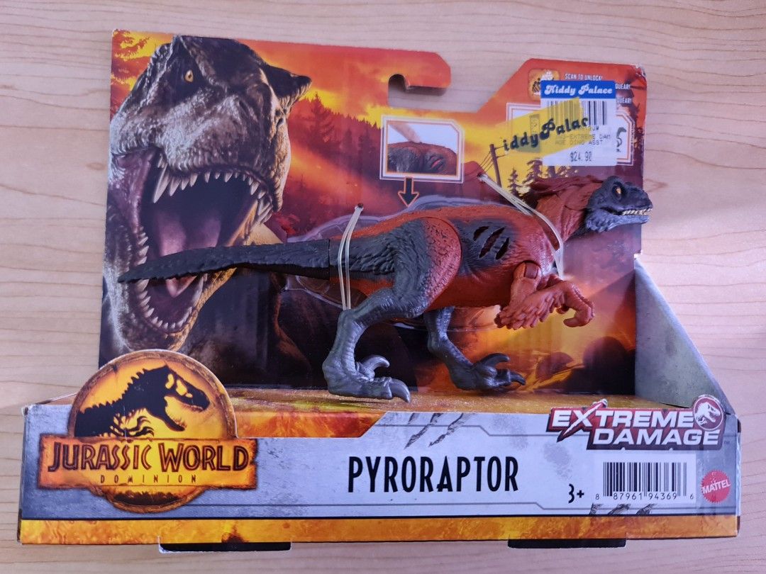 Jurassic World Pyroraptor Extreme Damage, Hobbies & Toys, Toys & Games ...