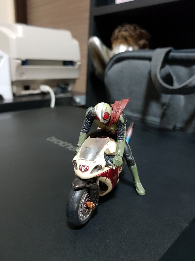 Shin Masked Rider with Motorbike on Carousell