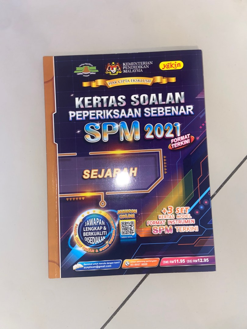 Kertas Soalan Sejarah SPM 2021, Hobbies & Toys, Books & Magazines ...
