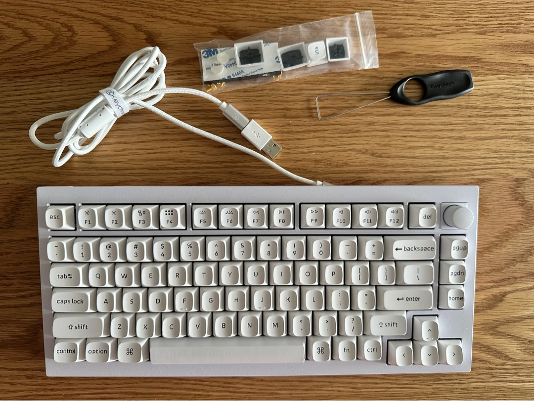 Keychron Q1v2 (Shell White) - RGB, Computers & Tech, Parts ...