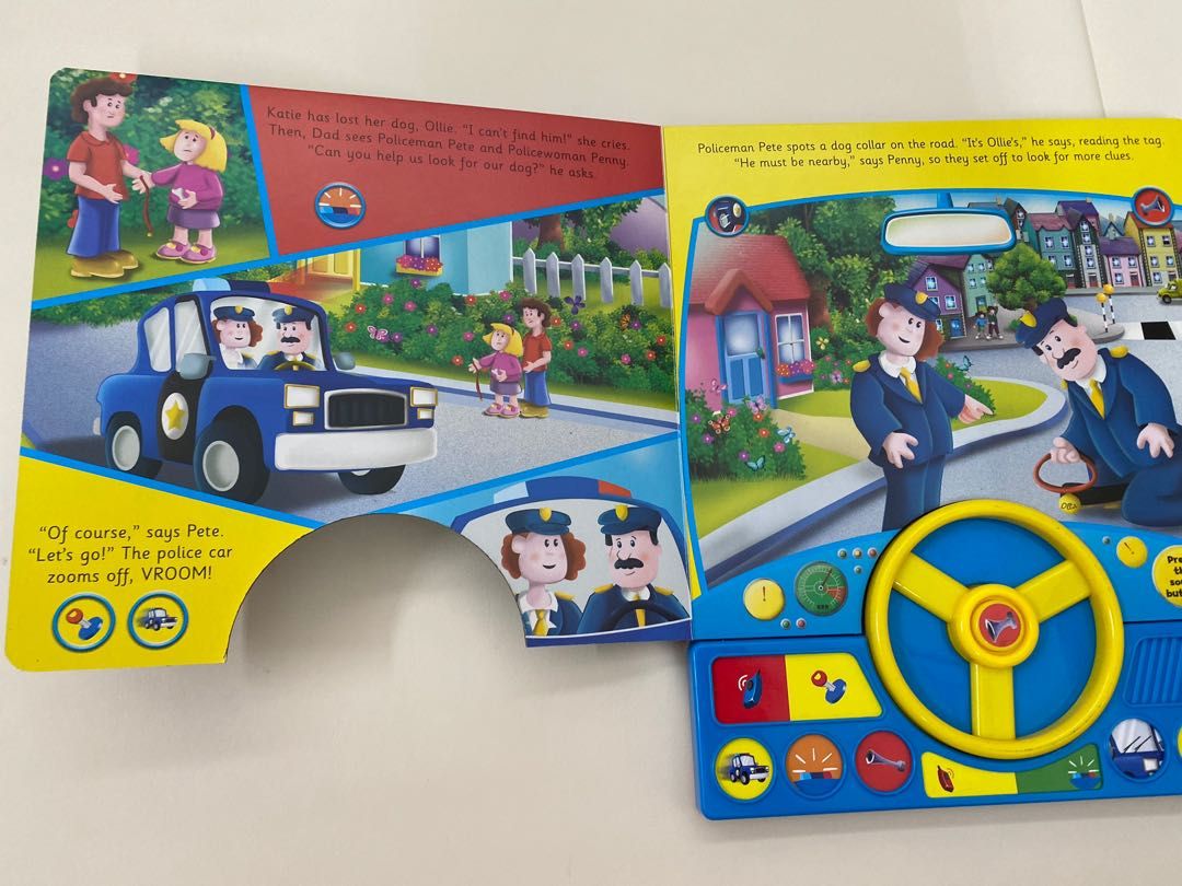 Kids Board Book Emergency Vehicle, Hobbies & Toys, Books & Magazines ...
