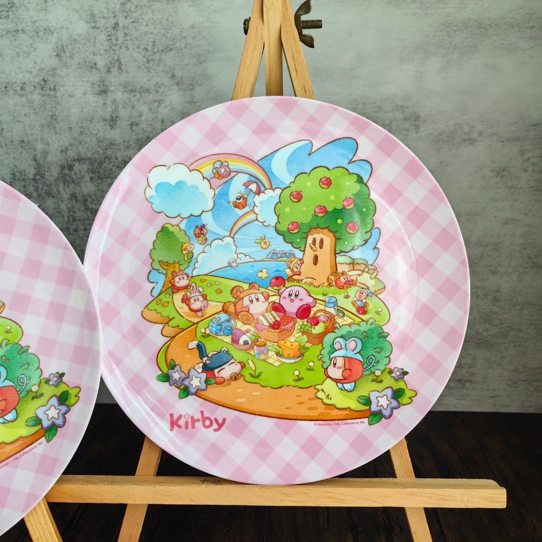 Kirby nintendo plates, Furniture & Home Living, Kitchenware & Tableware ...