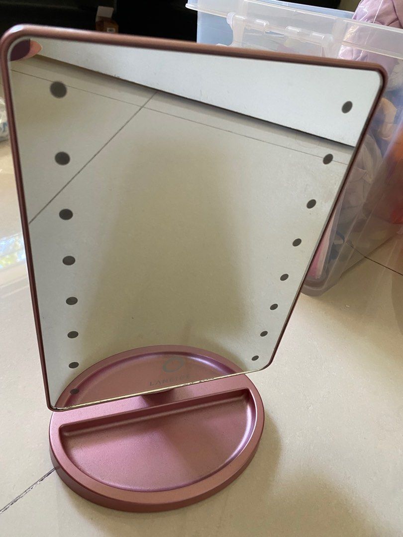 Laneige Pink LED Mirror, Furniture & Home Living, Home Decor, Mirrors ...