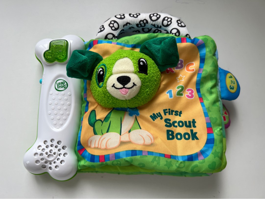 Leap Fog - My first scout book 幼兒發聲書, 興趣及遊戲, 玩具 & 遊戲類 - Carousell