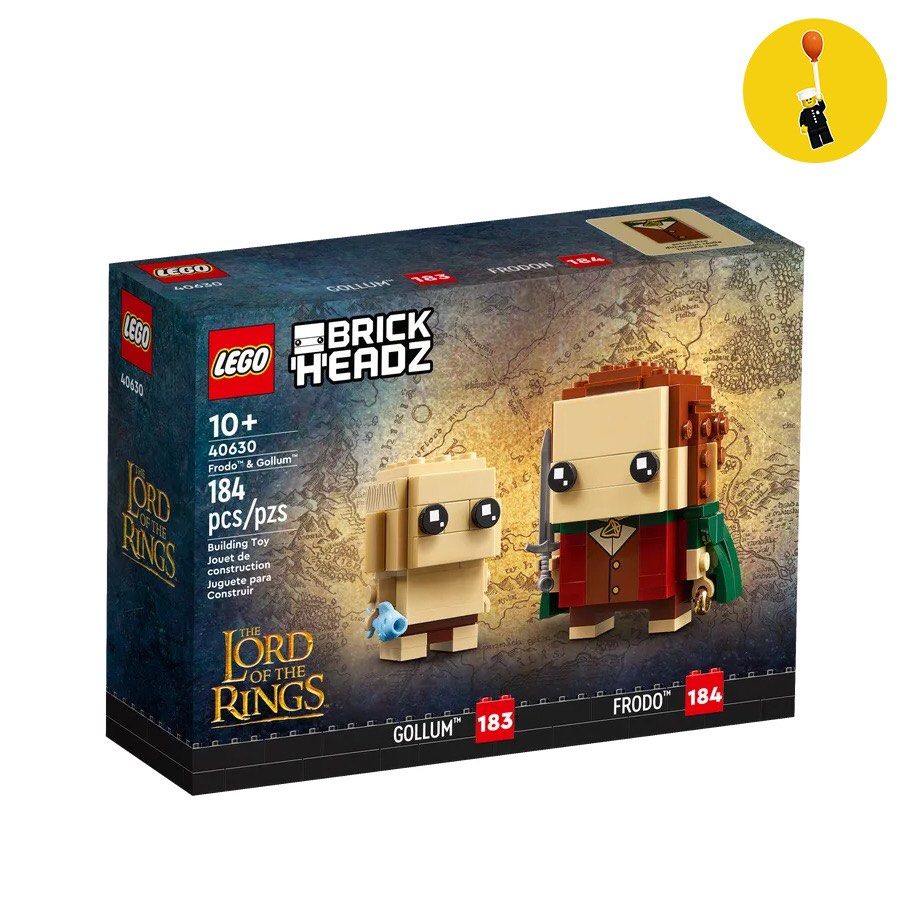 LEGO 40630 BrickHeadz Lord of The Rings Frodo & Gollum (condition as ...