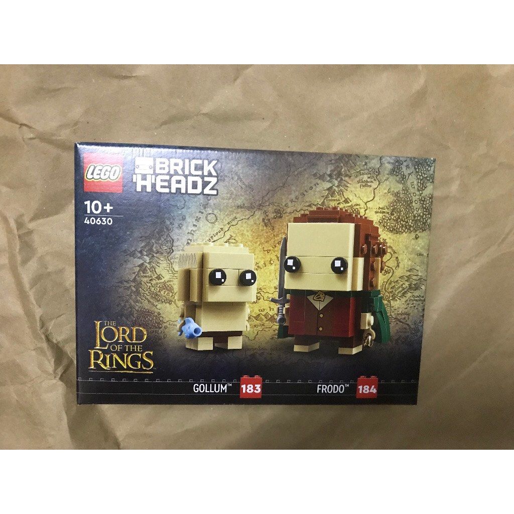 LEGO 40630 BrickHeadz Lord of The Rings Frodo & Gollum (condition as ...