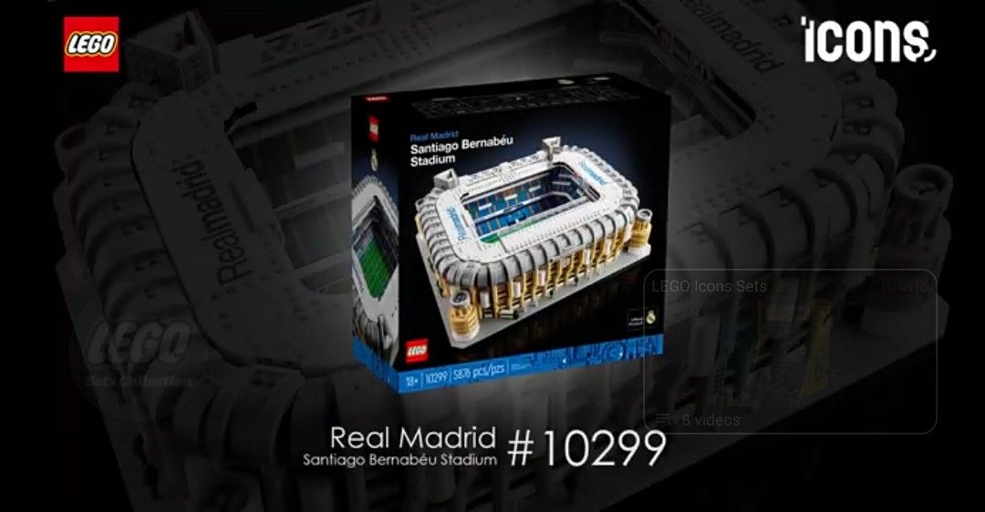 LEGO® Real Madrid – Santiago Bernabéu Stadium (10299), Hobbies & Toys ...