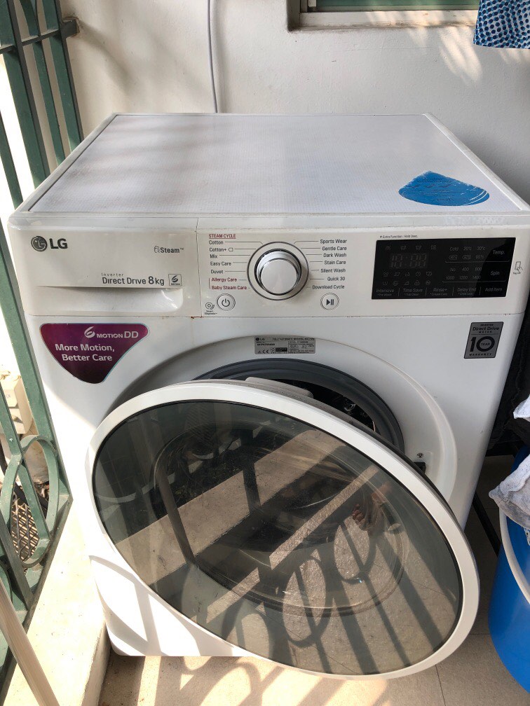 LG Washing Machine (8kg), TV & Home Appliances, Washing Machines and Dryers on Carousell