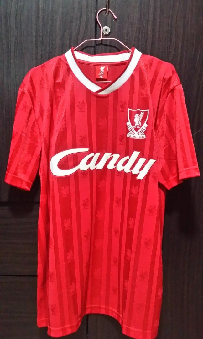 Liverpool 1988/89 Home Jersey, Men's Fashion, Activewear on Carousell