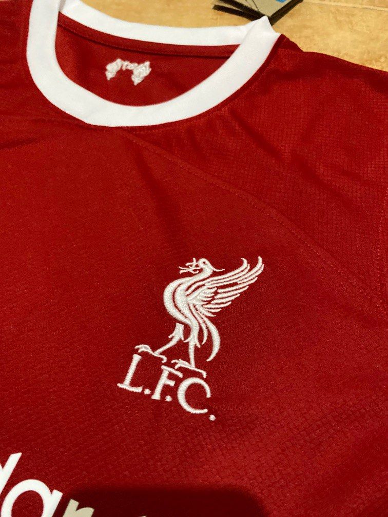 Liverpool 23/24 Home Kit Jersey (Fan Version), Men's Fashion ...