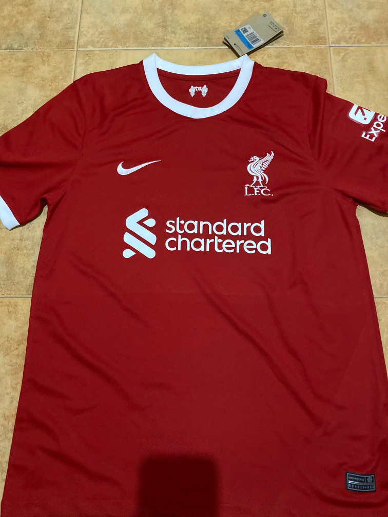 Liverpool 23/24 Home Kit Jersey (Fan Version), Men's Fashion ...