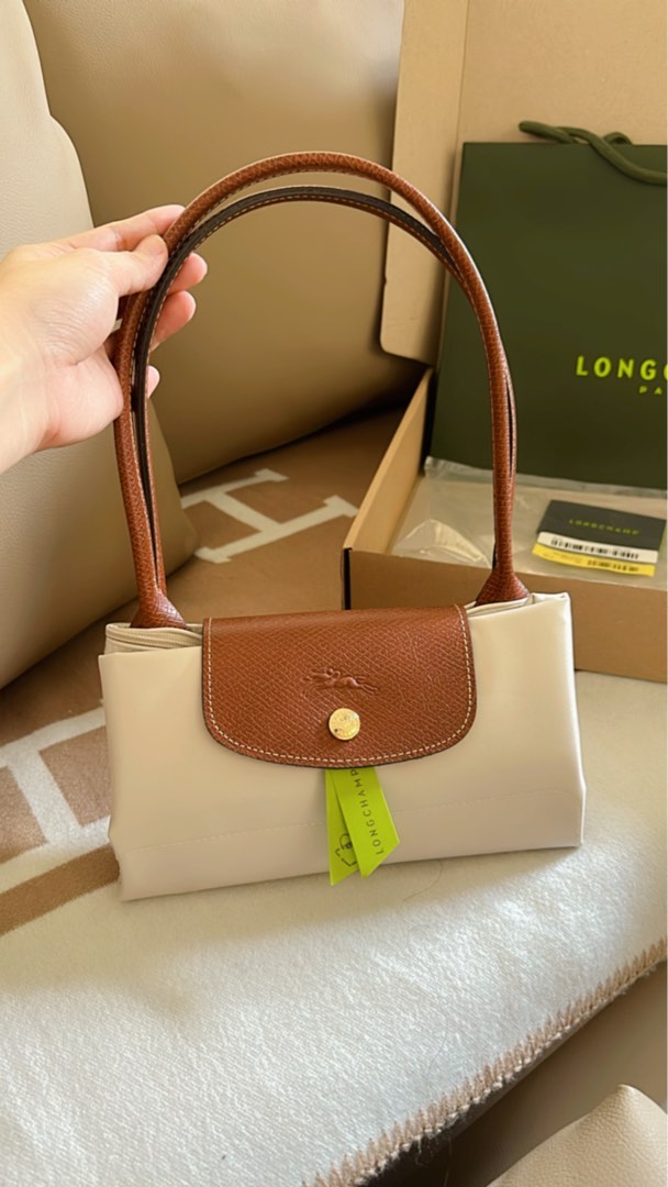 Longchamp Le Pliage Long Handle in Paper on Carousell