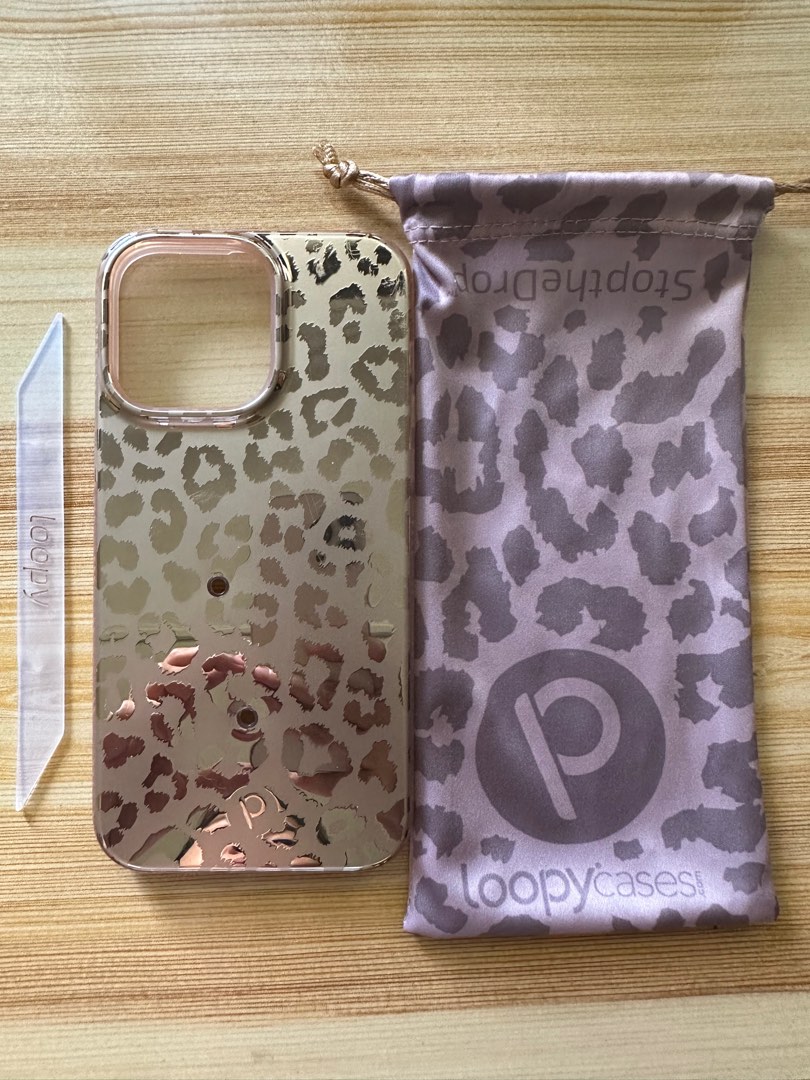 Loopy Gold Leopard Iphone 14 Pro Max on Carousell