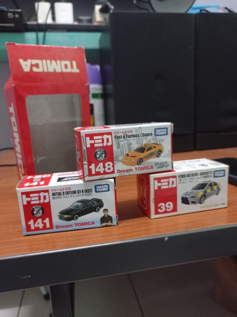 Lot tomica supra r32 Evo x, Hobbies & Toys, Toys & Games on Carousell