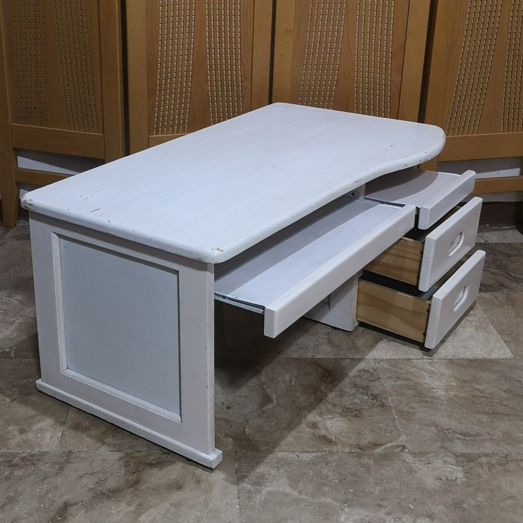 Low study desk w/ tatami armchair, 2pcs set on Carousell