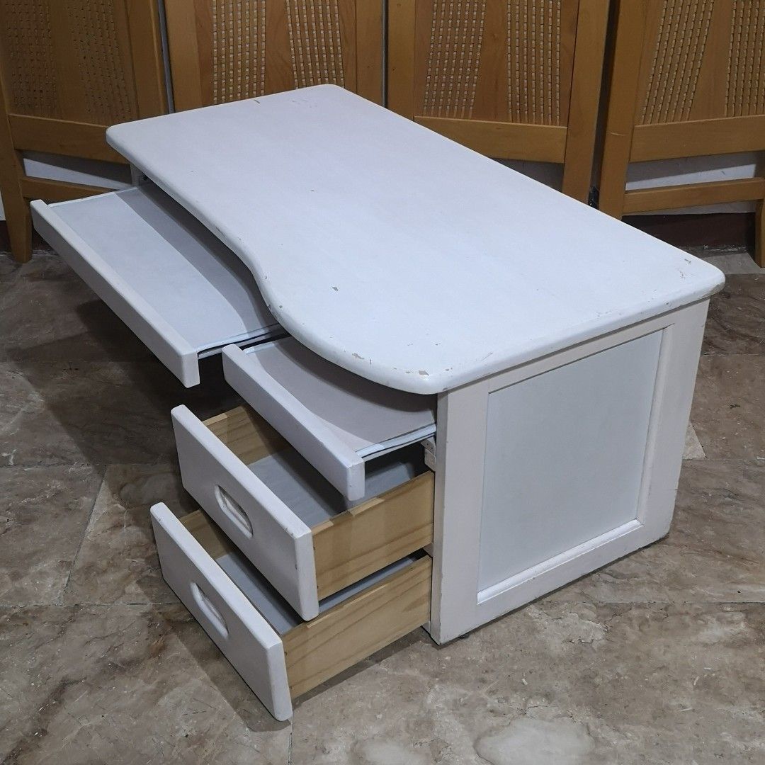 Low study desk w/ tatami armchair, 2pcs set on Carousell