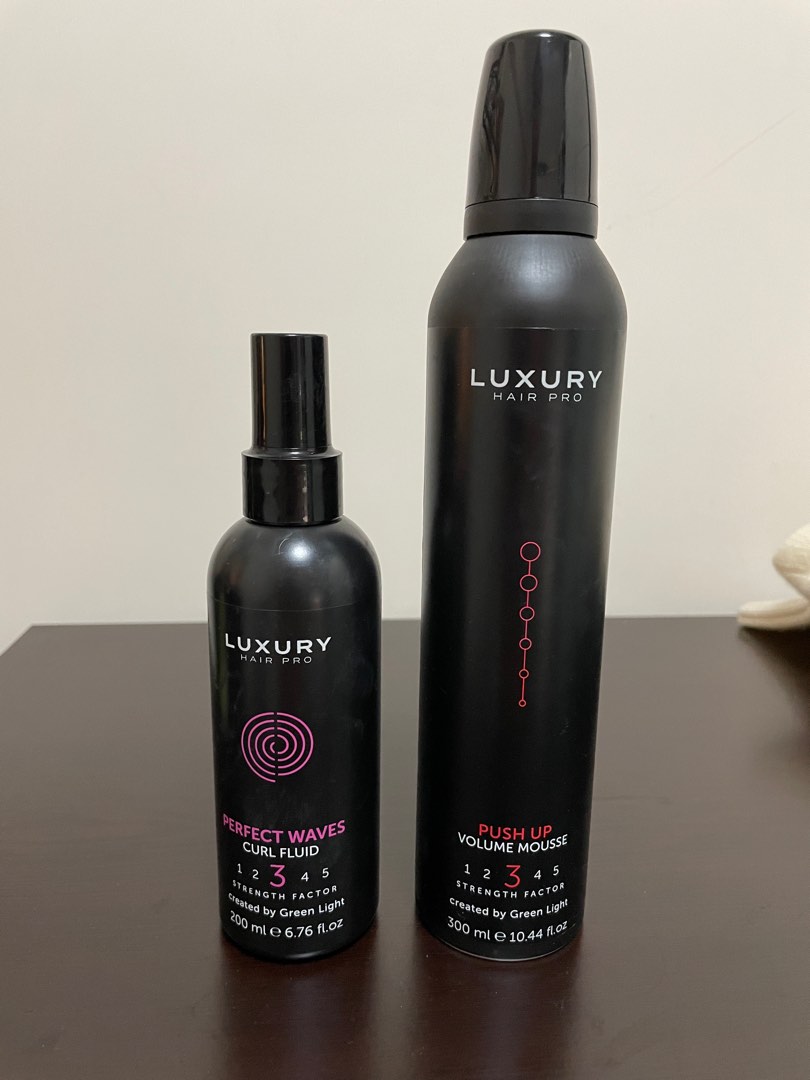 Luxury hair pro volume mousse and curl fluid, 美容＆個人護理, 健康及美容 - 頭髮護理 ...